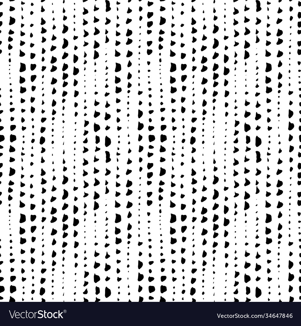 Hand drawn vertical dotted lines pattern Vector Image