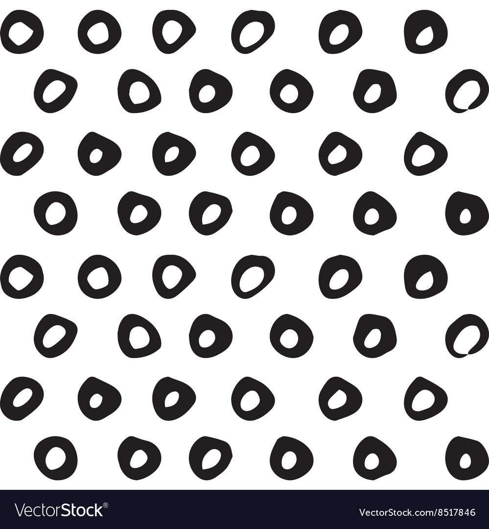 Seamless pattern abstract background with round Vector Image