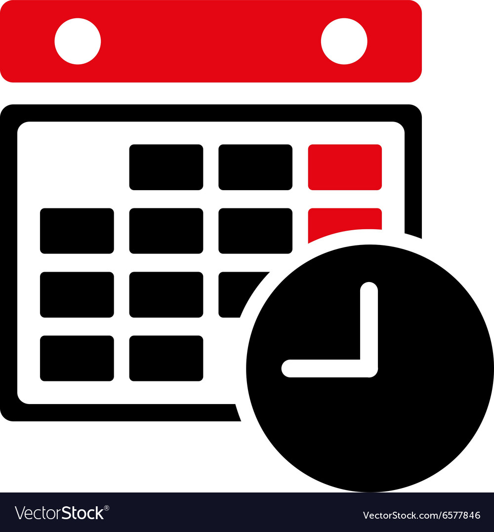Time table icon Royalty Free Vector Image - VectorStock