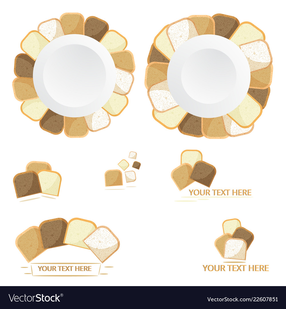 Bread logotype Royalty Free Vector Image - VectorStock