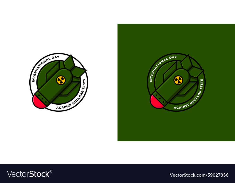 International day against nuclear tests Royalty Free Vector International day against nuclear tests Royalty Free Vector