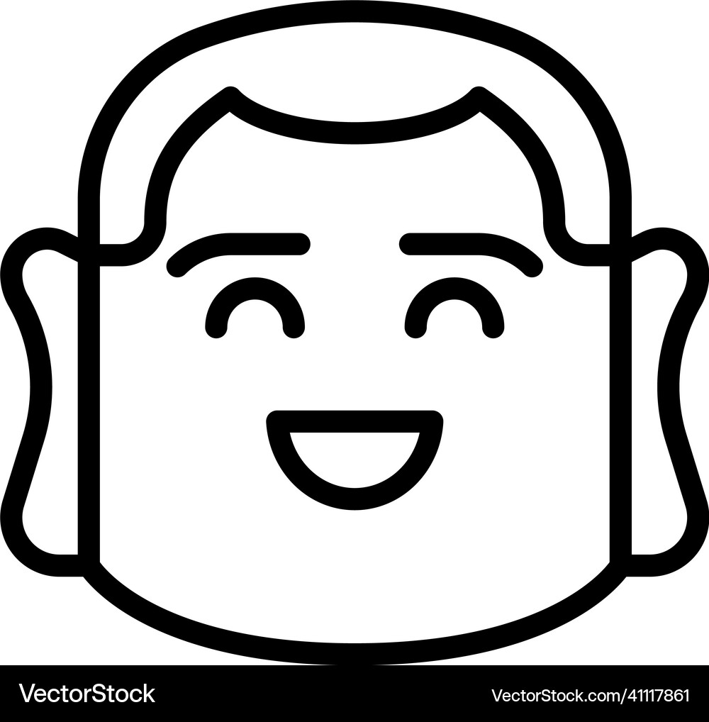 Chinese monk icon new year Royalty Free Vector Image