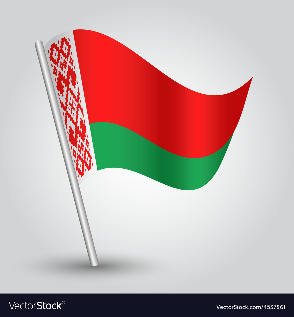 Flag belarus Royalty Free Vector Image - VectorStock