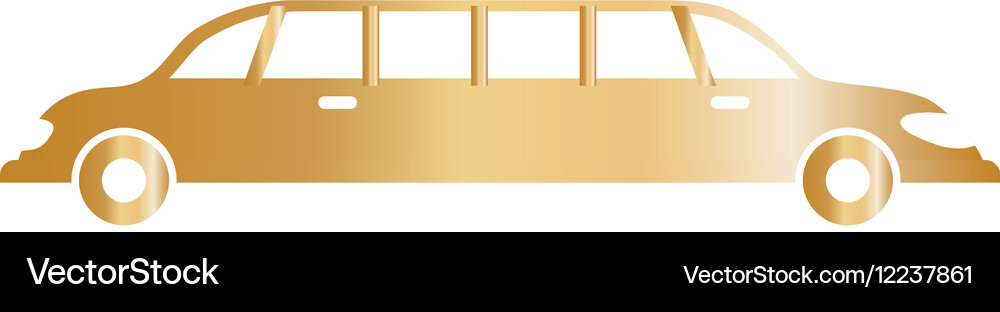 Limousine luxury vehicle Royalty Free Vector Image