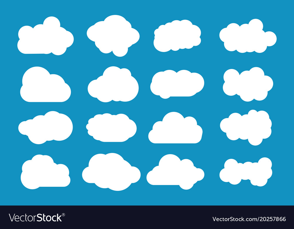 Clouds Royalty Free Vector Image - VectorStock