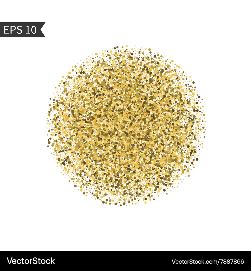 Design gold element gold burst glitter sparkles Vector Image