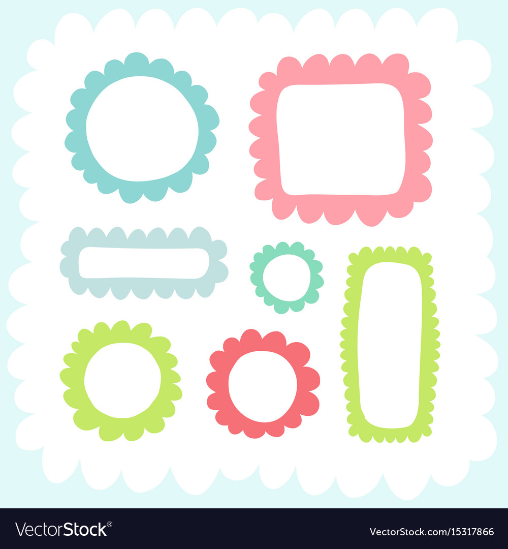 Doodles cute elements Royalty Free Vector Image