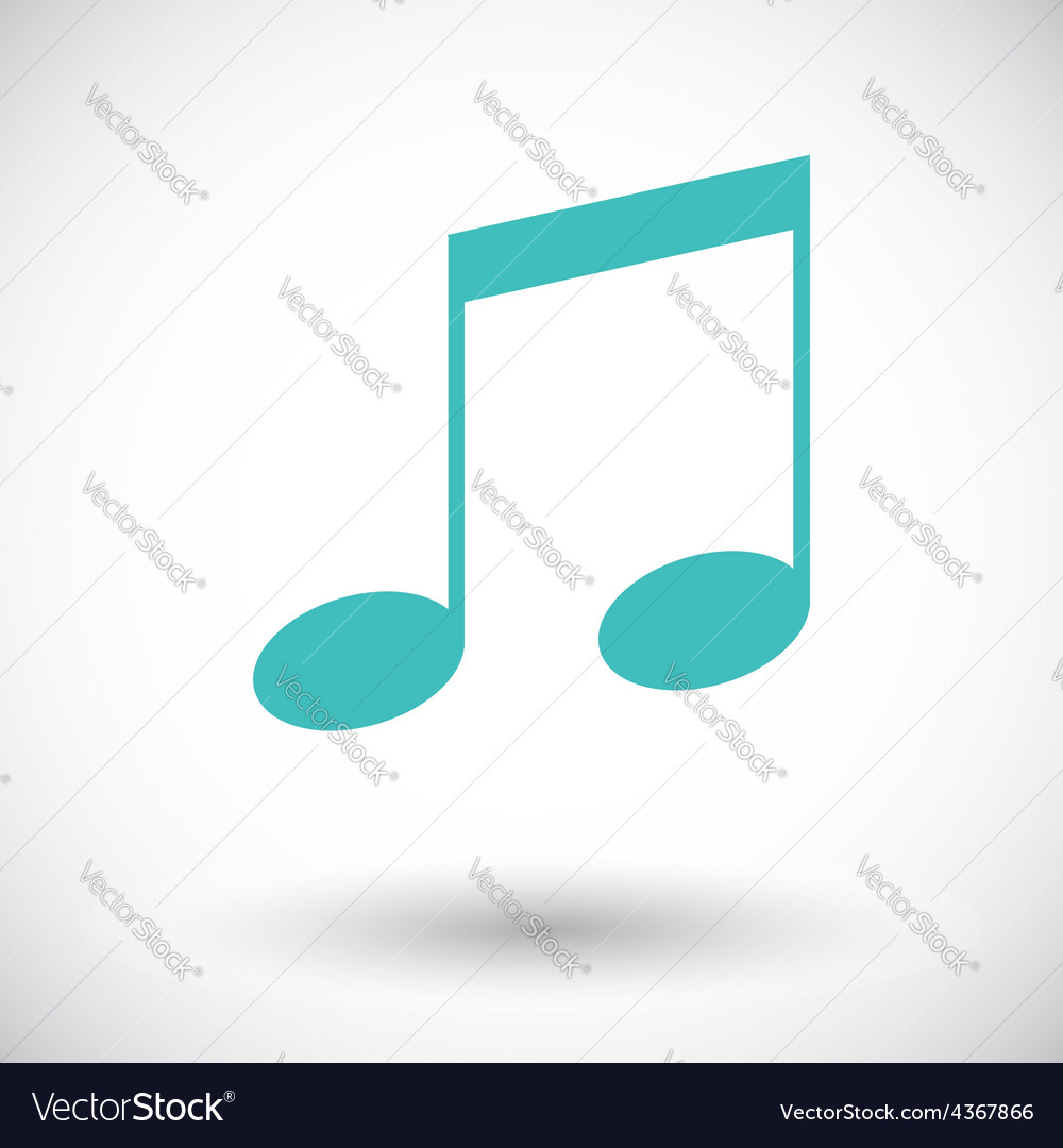 Note flat icon Royalty Free Vector Image - VectorStock