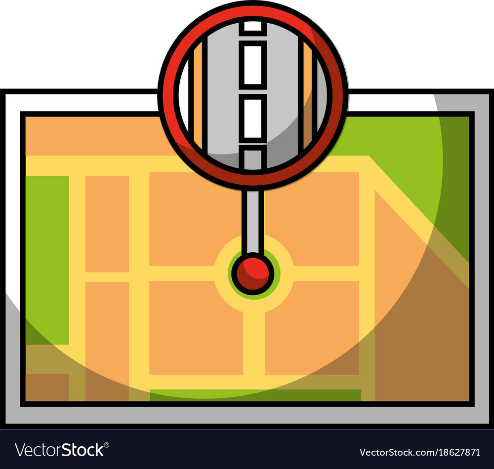Gps navigation map destination pointer road street