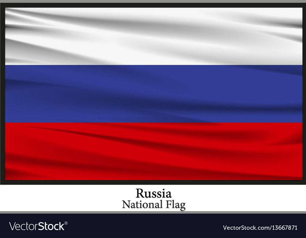 Russia Country Flag Premium Vector | Russia Flag Sign Russia Flag