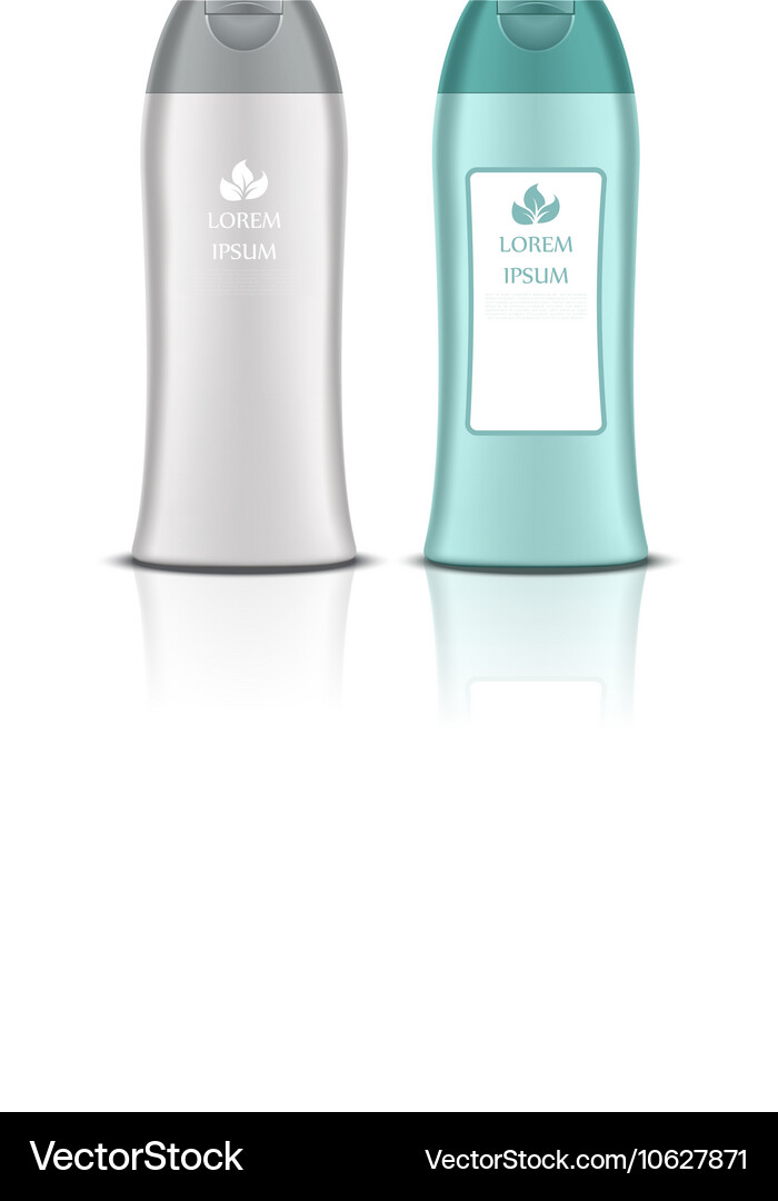 Set of cosmetic bottles Royalty Free Vector Image