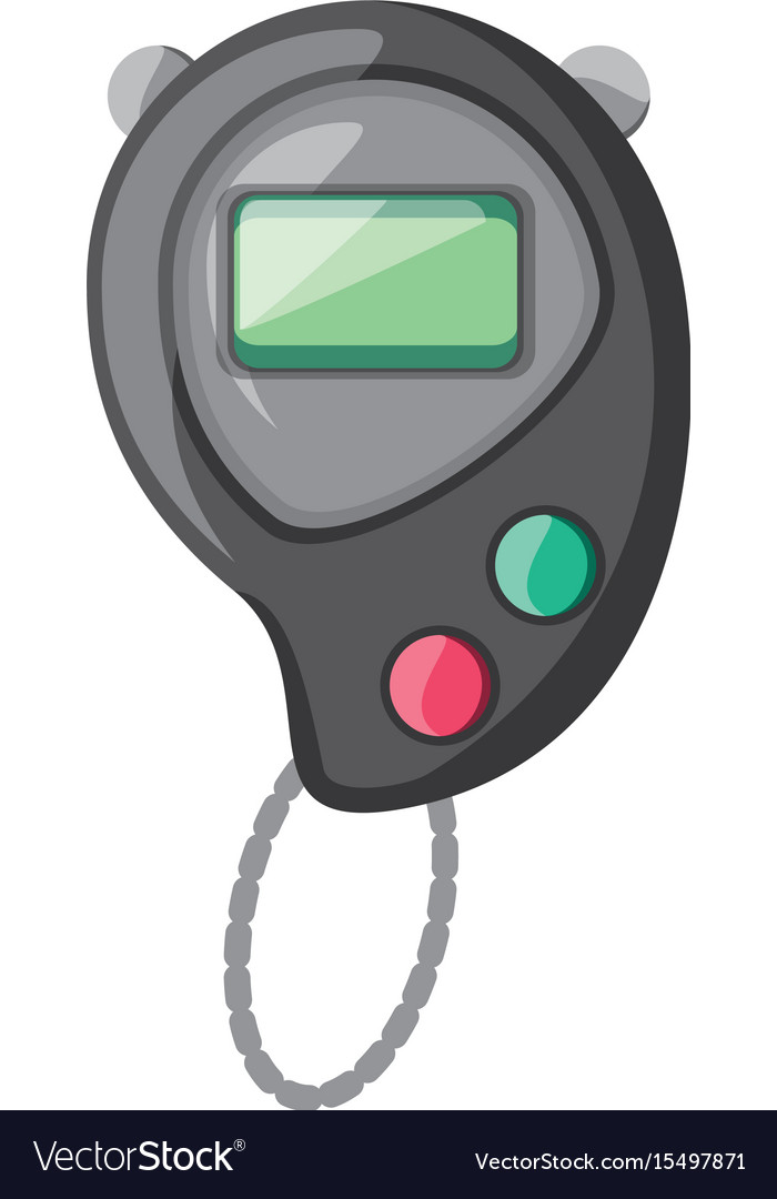 Sport timer chronometer Royalty Free Vector Image