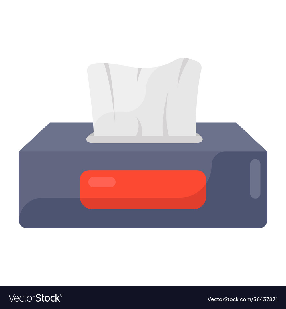 Tissue box Royalty Free Vector Image - VectorStock