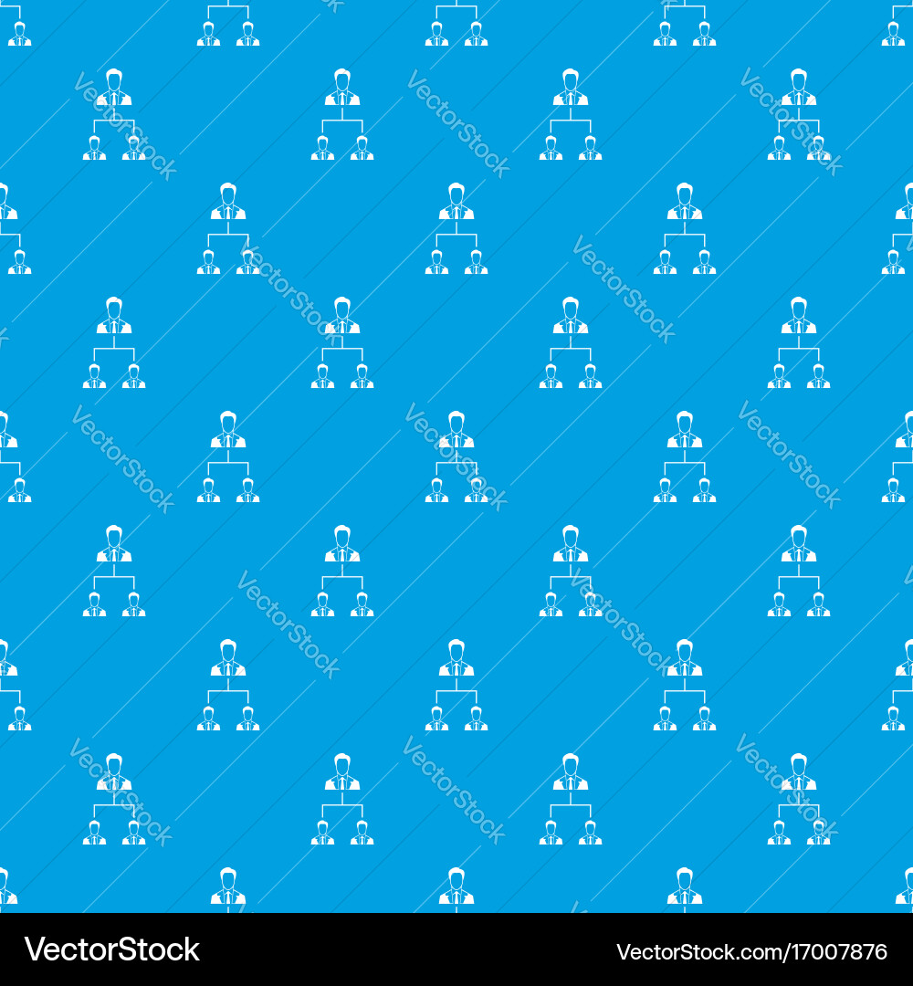 Company structure pattern seamless blue Royalty Free Vector