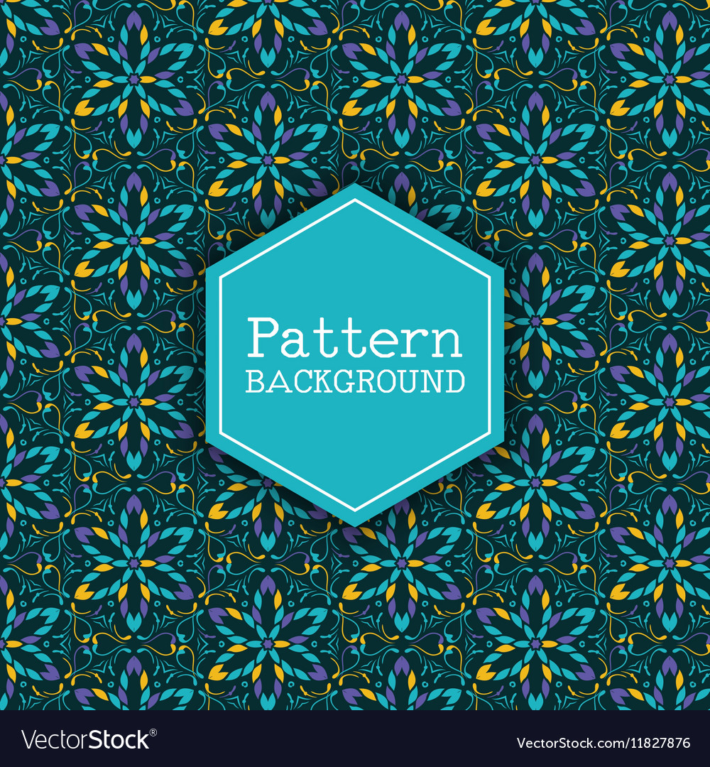 Decorative pattern background 3110 Royalty Free Vector Image