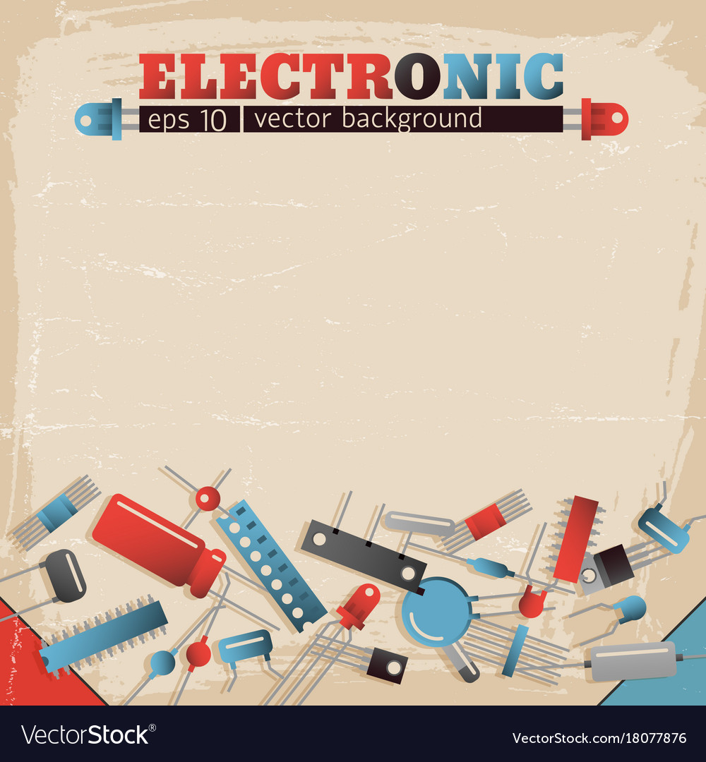 Electronic background Royalty Free Vector Image