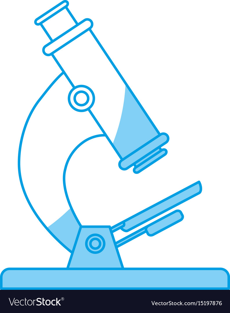 Microscope tool icon Royalty Free Vector Image
