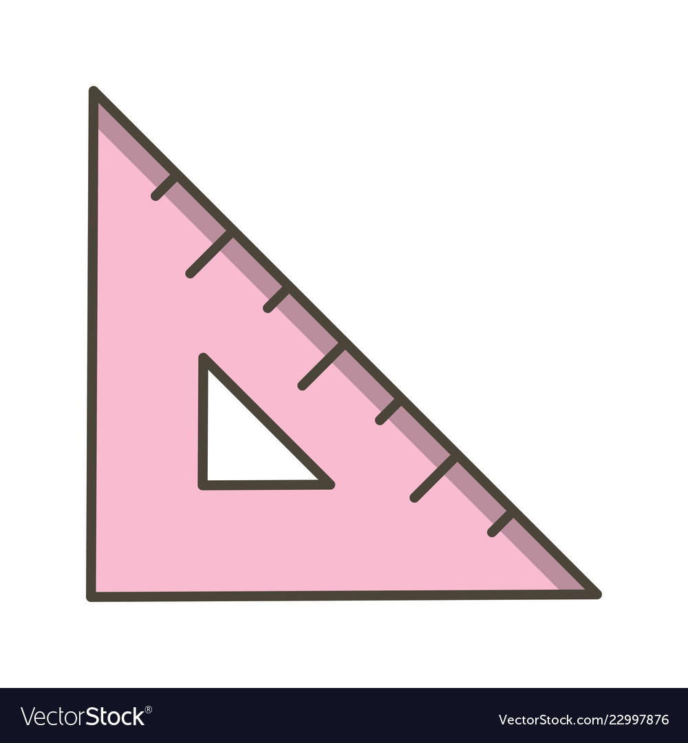 Set square icon Royalty Free Vector Image - VectorStock