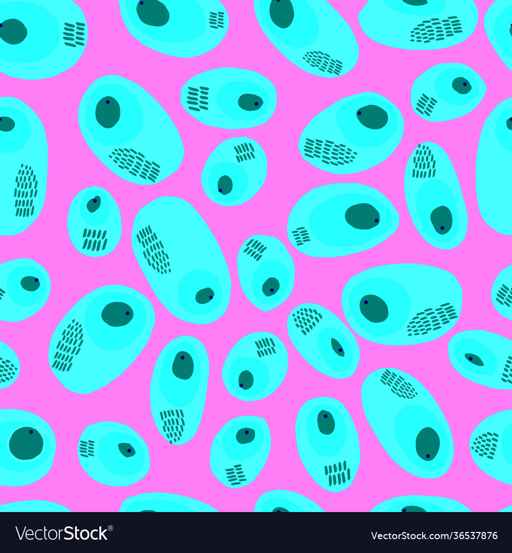 Simple oval pattern dots strokes spots Royalty Free Vector