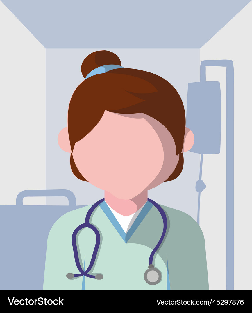 Woman profession doctor Royalty Free Vector Image