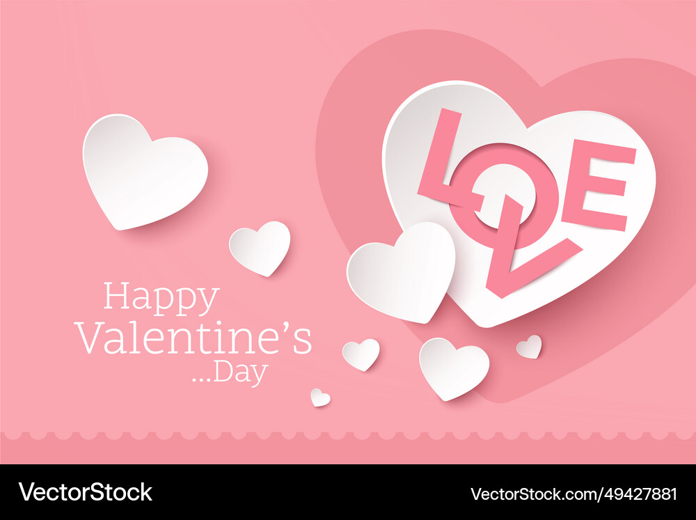 Happy valentines day design Royalty Free Vector Image