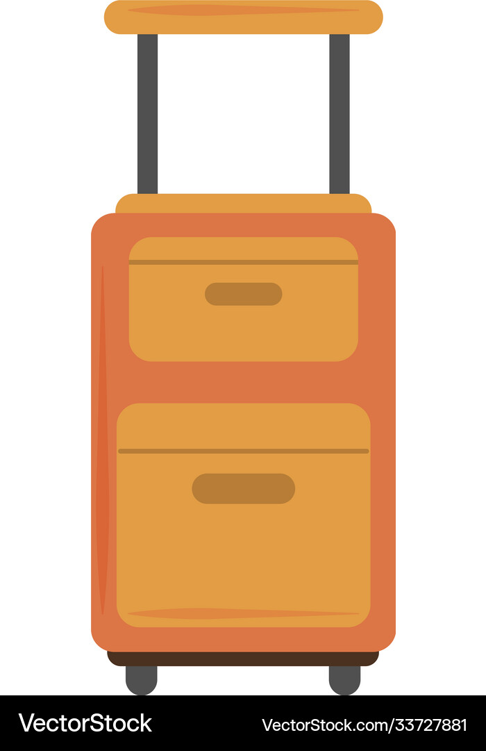 Summer vacation travel modern suitcase Royalty Free Vector