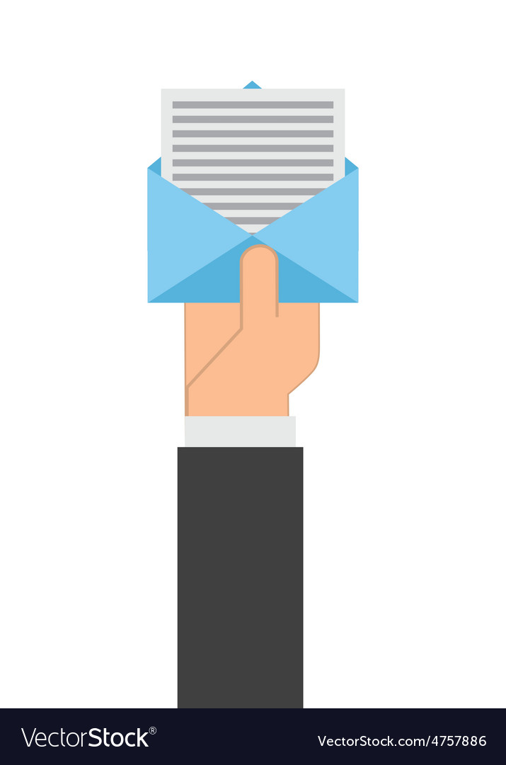 Hand user Royalty Free Vector Image - VectorStock