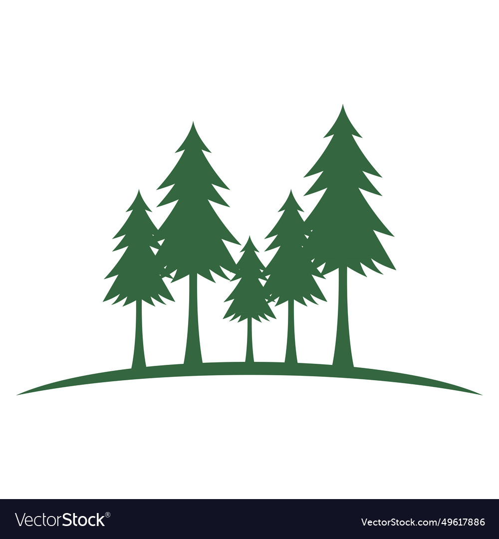 Pine tree icon Royalty Free Vector Image - VectorStock