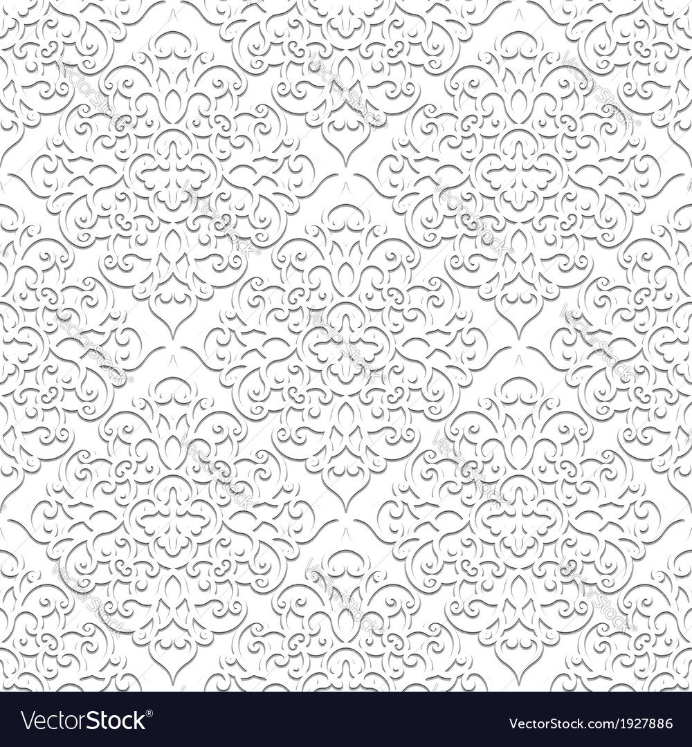 White seamless pattern Royalty Free Vector Image