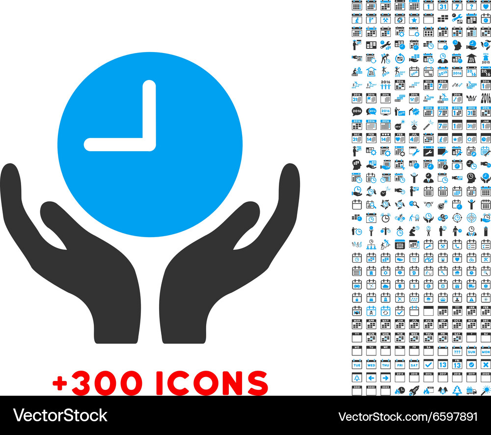 Clock care icon Royalty Free Vector Image - VectorStock