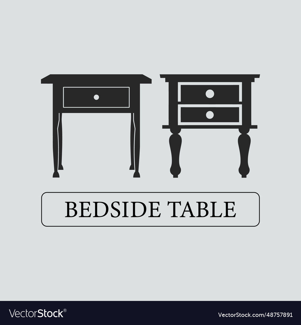 Nightstand Royalty Free Vector Image - VectorStock