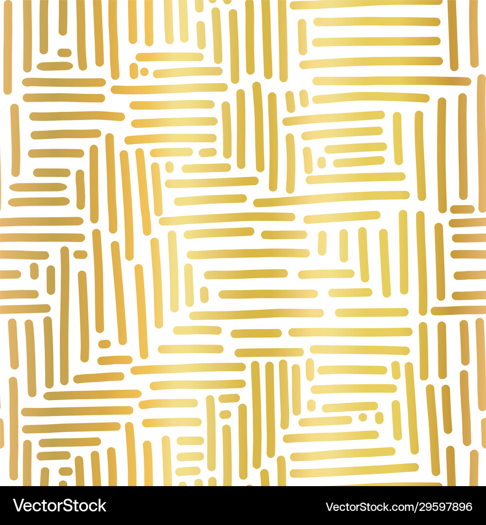 Gold foil metallic abstract seamless Royalty Free Vector