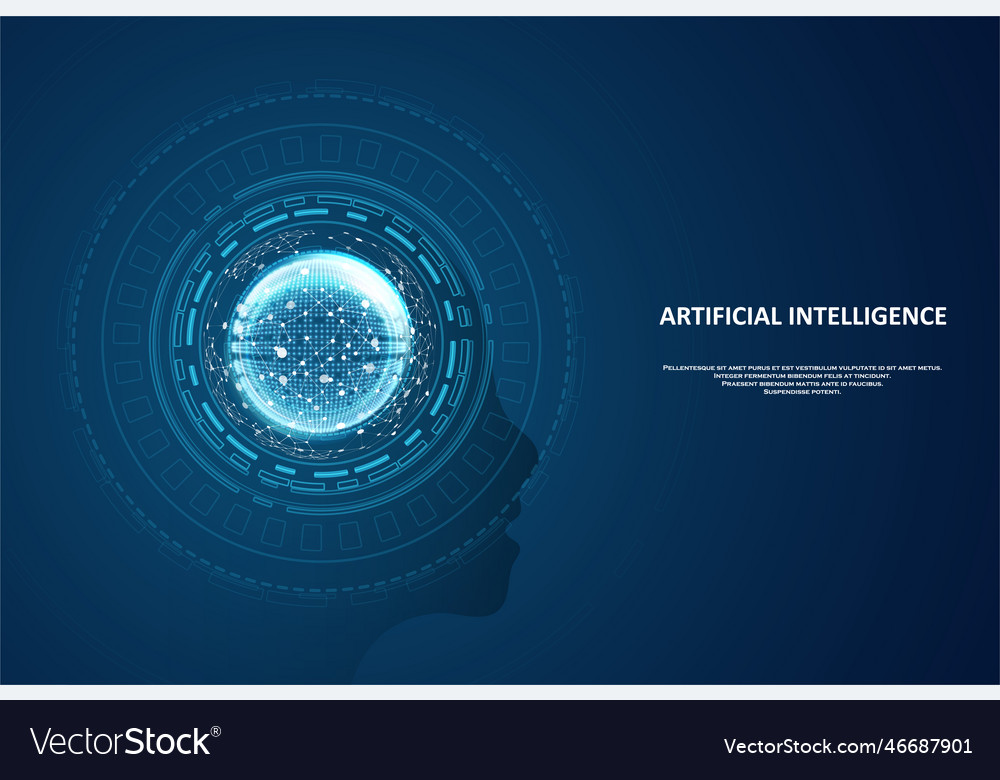 Artificial intelligence Royalty Free Vector Image