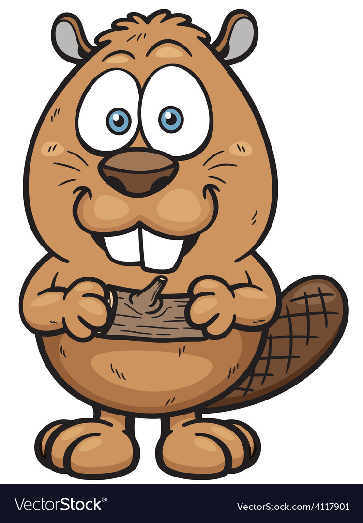 Beaver Royalty Free Vector Image - VectorStock