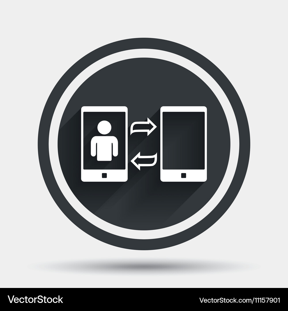 Change video call to simple call sign icon Vector Image