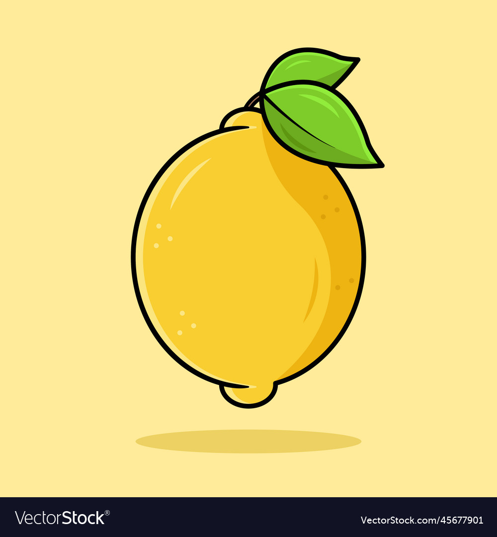 Lemon Royalty Free Vector Image - VectorStock