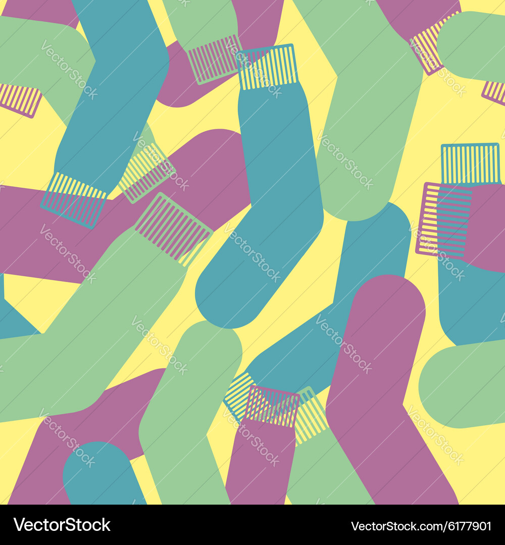 Military socks texture Camouflage army seamless Vector Image