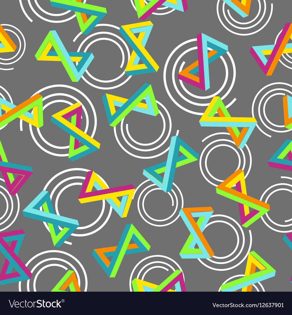 Pattern 80s geometric seamless abstract Royalty Free Vector Pattern 80s geometric seamless abstract Royalty Free Vector
