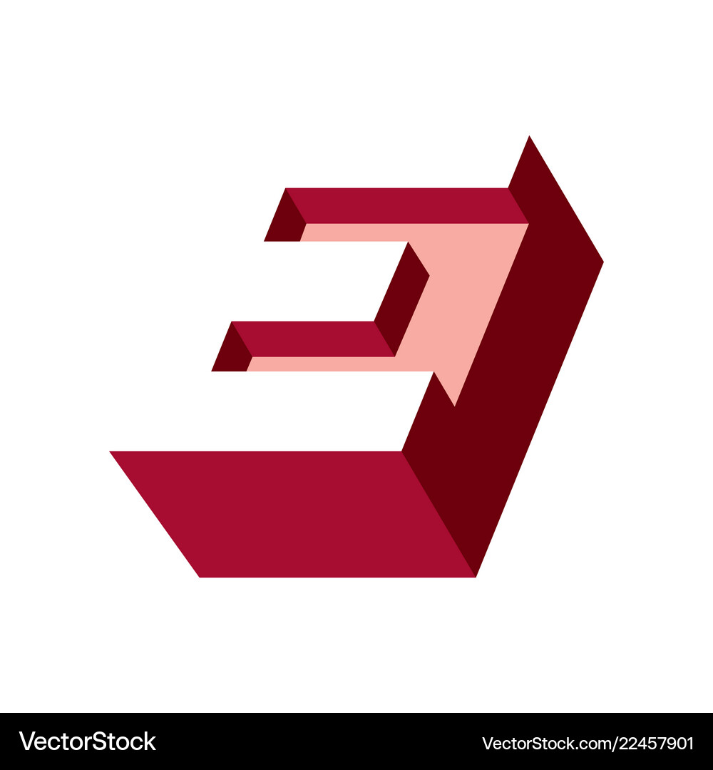 Sign of the letter e Royalty Free Vector Image