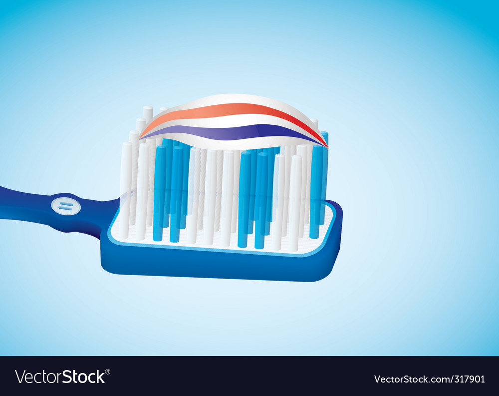 Toothbrush Royalty Free Vector Image - VectorStock