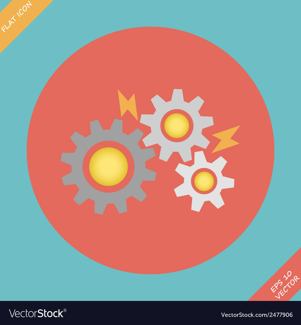 Gears Royalty Free Vector Image - VectorStock