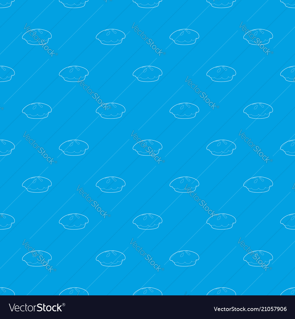 Loaf pattern seamless blue Royalty Free Vector Image