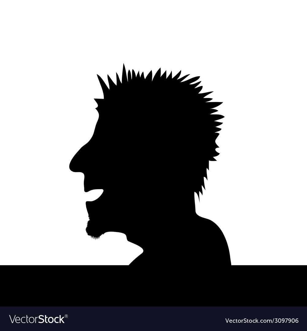 Man head Royalty Free Vector Image - VectorStock