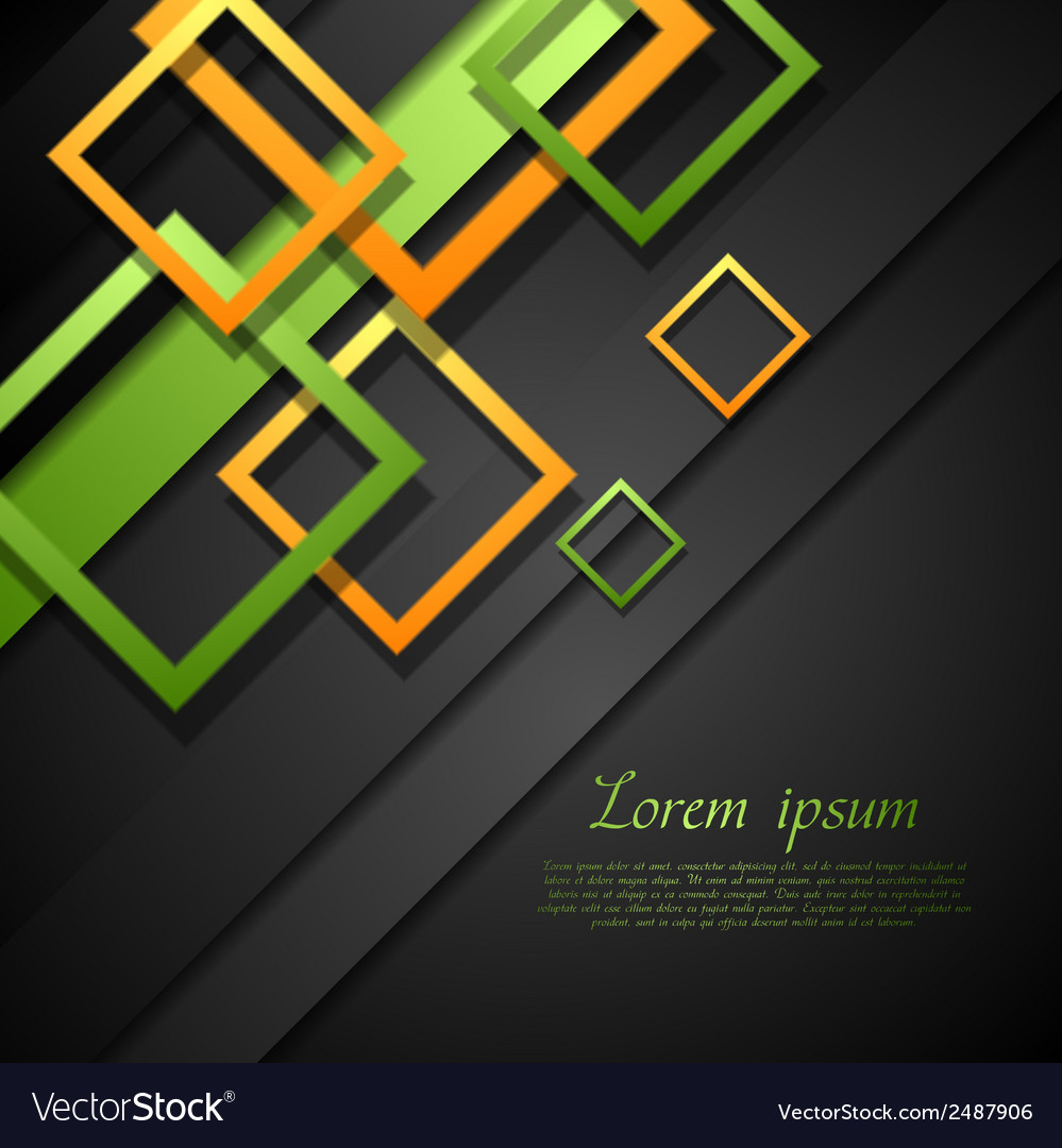 Tech colourful background Royalty Free Vector Image