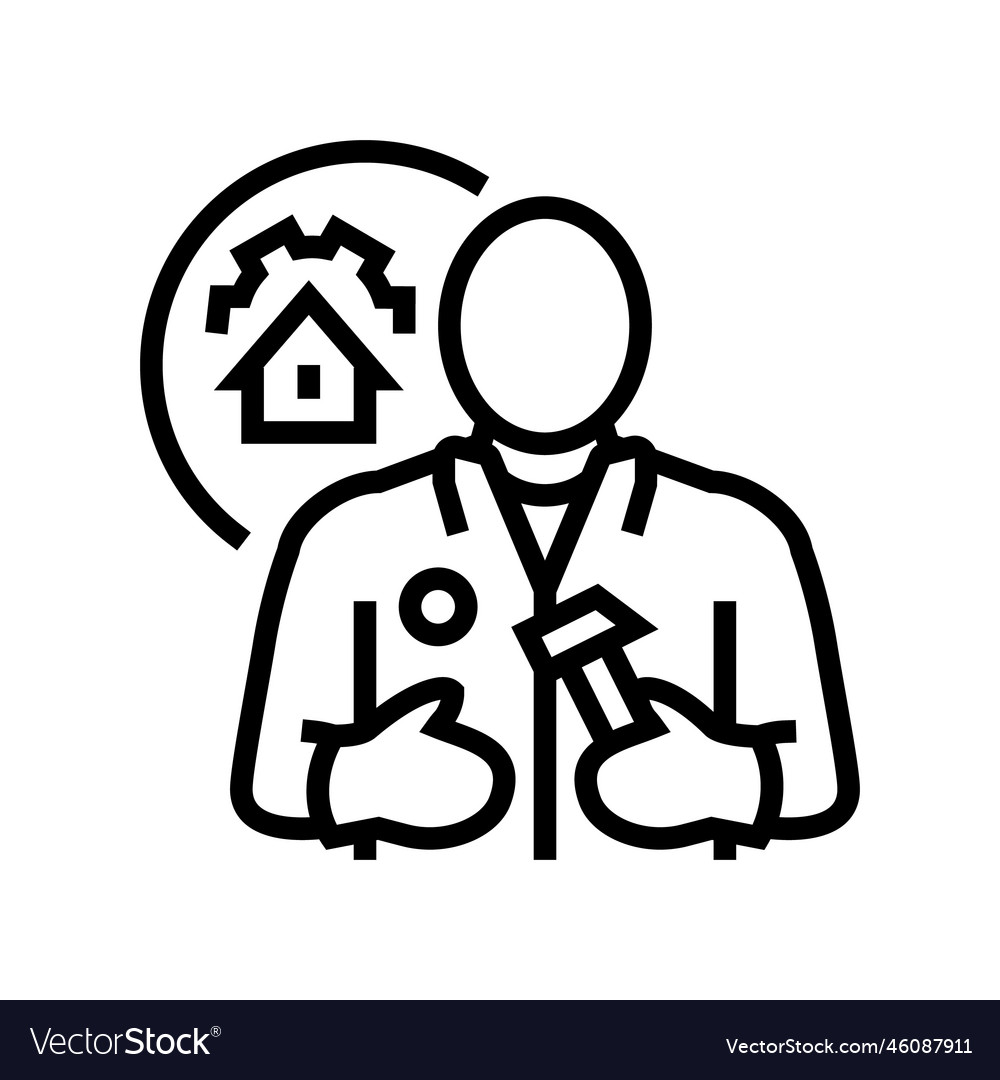 Apartment maintenance technician repair worker Vector Image Apartment maintenance technician repair worker Vector Image