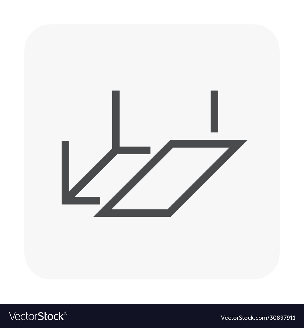 Ceiling material icon Royalty Free Vector Image