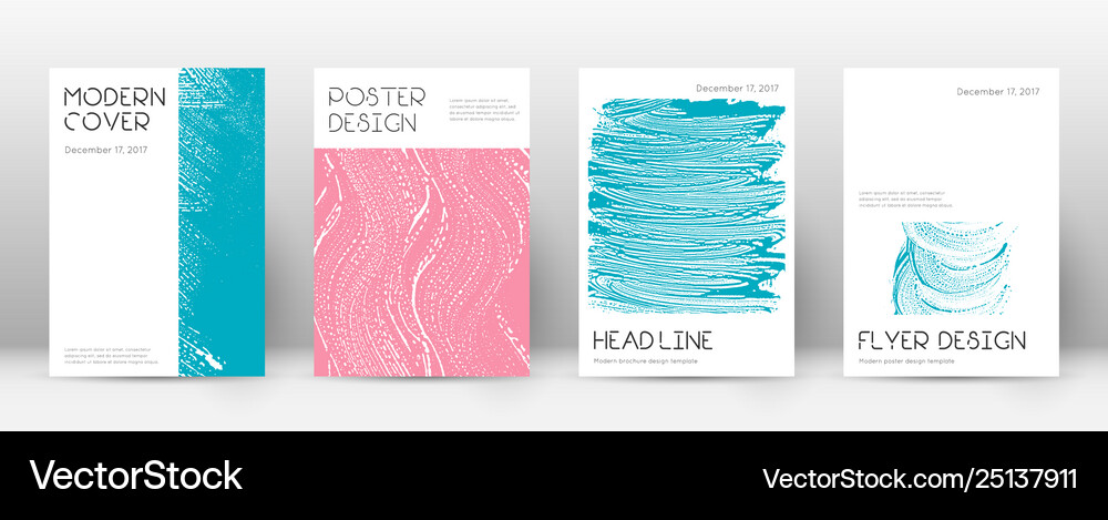 Cover page design template minimal brochure layou Vector Image