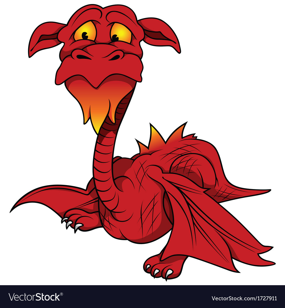 Red Dragon Royalty Free Vector Image - VectorStock