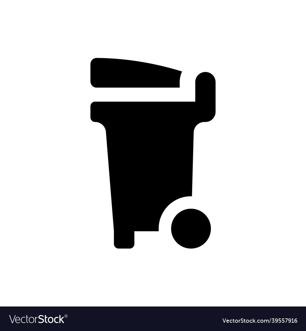 Garbage bin icon Royalty Free Vector Image - VectorStock