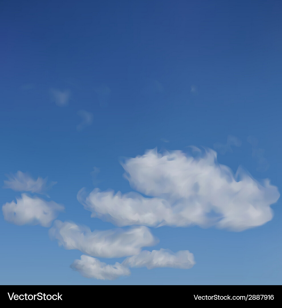 Sky background Royalty Free Vector Image - VectorStock